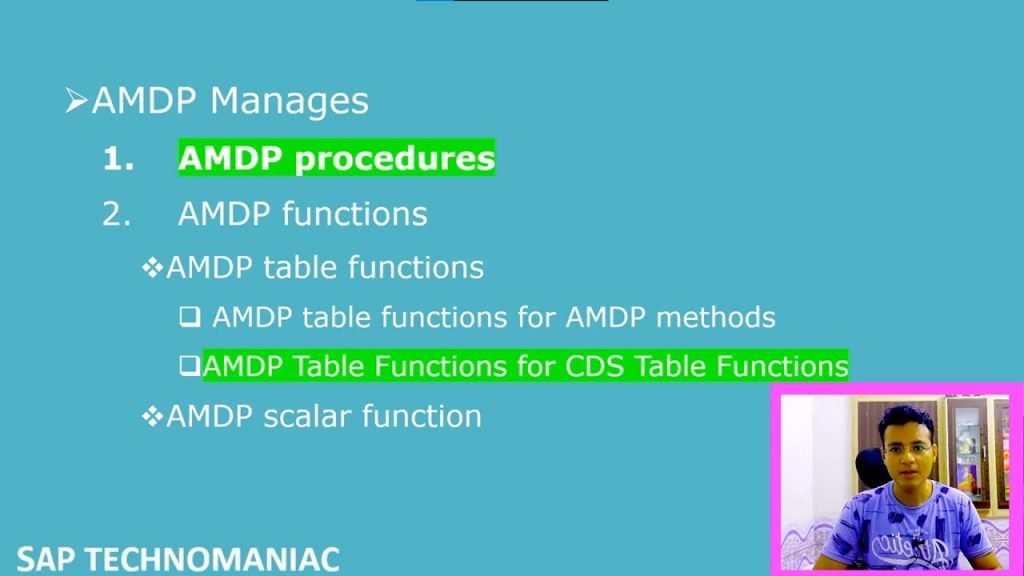 Amdp Abap Managed Database Procedure Sap Erp Tutorial Videos
