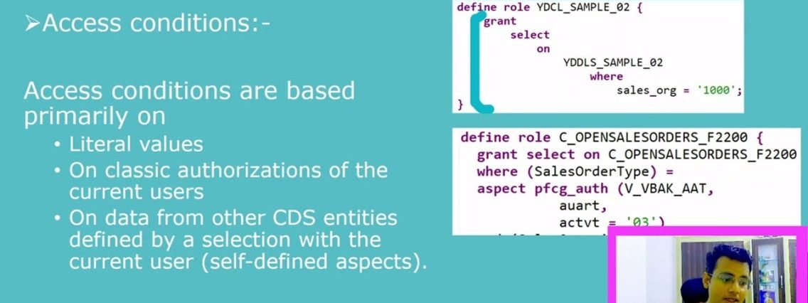 How To Use Cds Access Control Using Dcl In Sap Part 1 Sap Erp