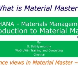 SAP S/4HANA MM: Material Master MRP1 View - SAP ERP Tutorial Videos