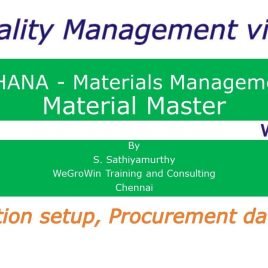 SAP S/4HANA MM: Material Master MRP1 View - SAP ERP Tutorial Videos