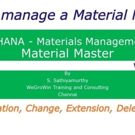 SAP S/4HANA MM: Material Master MRP1 View - SAP ERP Tutorial Videos