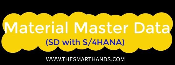 SAP S/4HANA SD Training: Material Master Data - SAP ERP Tutorial Videos