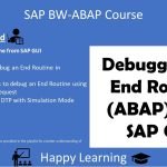DTP Routine to derive Dynamic Filter in SAP BW ABAP - SAP ERP Tutorial Videos