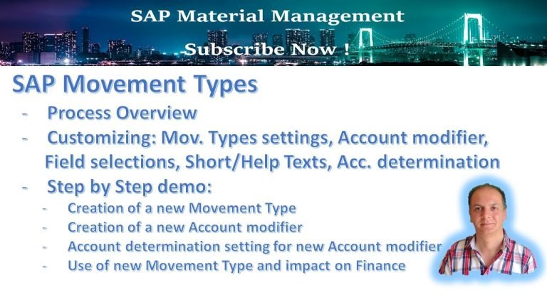 Materials Management (MM) Archives - SAP ERP Tutorial Videos