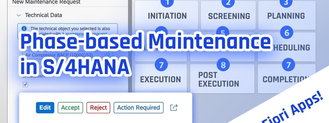 SAP Phase based Maintenance Process with SAP S/4HANA Asset Management ...