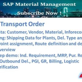 SAP MM Third Party Process with/without ASN - SAP ERP Tutorial Videos