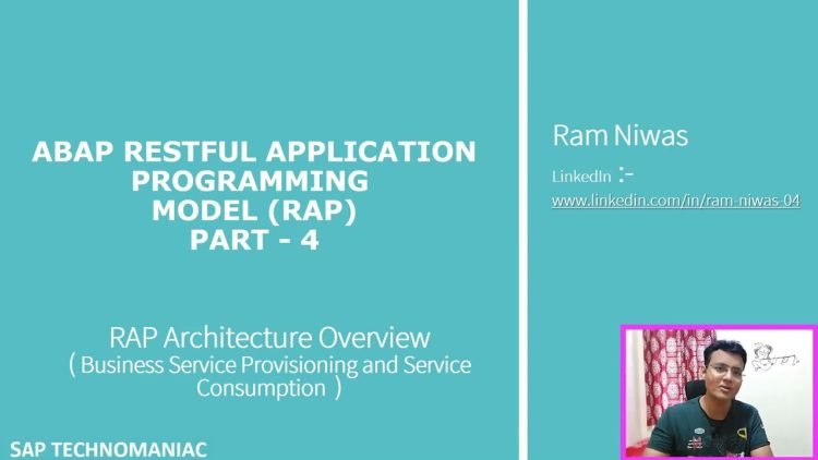 ABAP RESTful Application Programming Model (RAP) Video Tutorials - SAP ERP Tutorial Videos