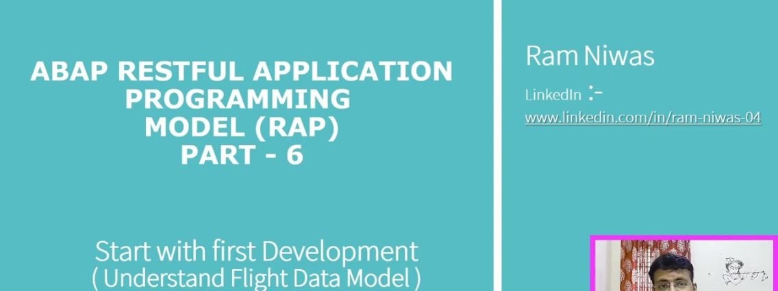 First ABAP RAP Development Simple List Report Part 6 - SAP ERP Tutorial Videos